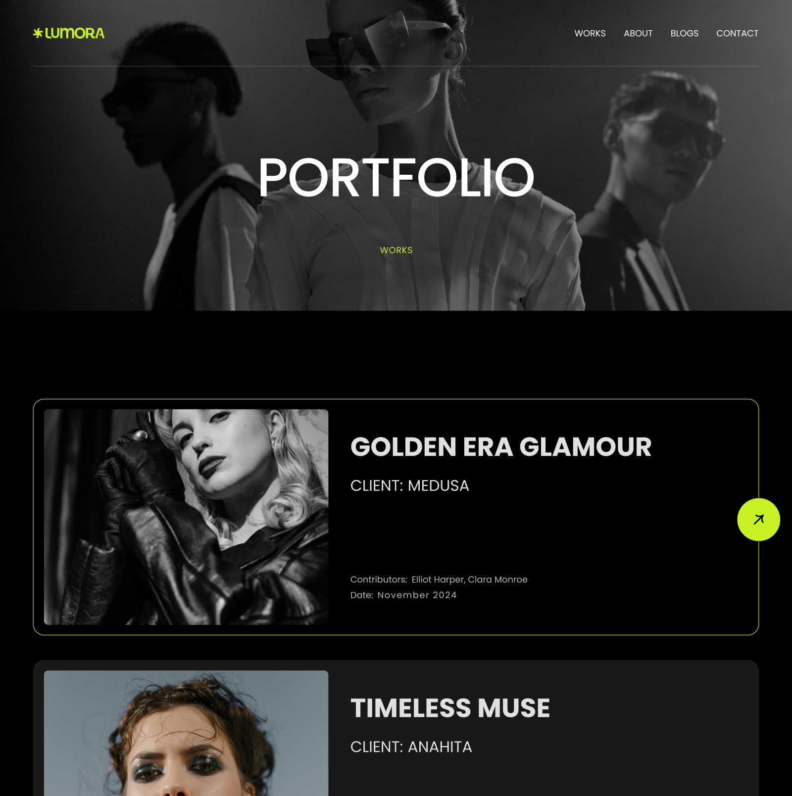 Lumora – Creative Portfolio & Photography WordPress Theme by Droip on ...