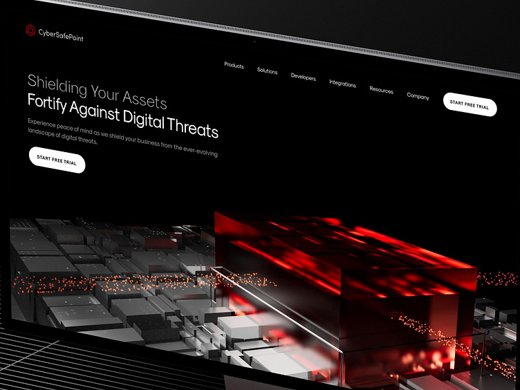 Cyber Security - Web Design by AmazingUI on Dribbble