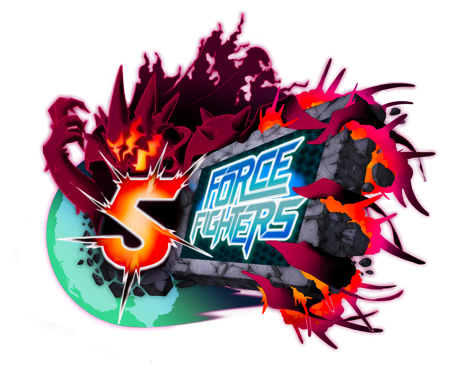 5 Force Fighters Official Logo by Gleam Astra on Dribbble