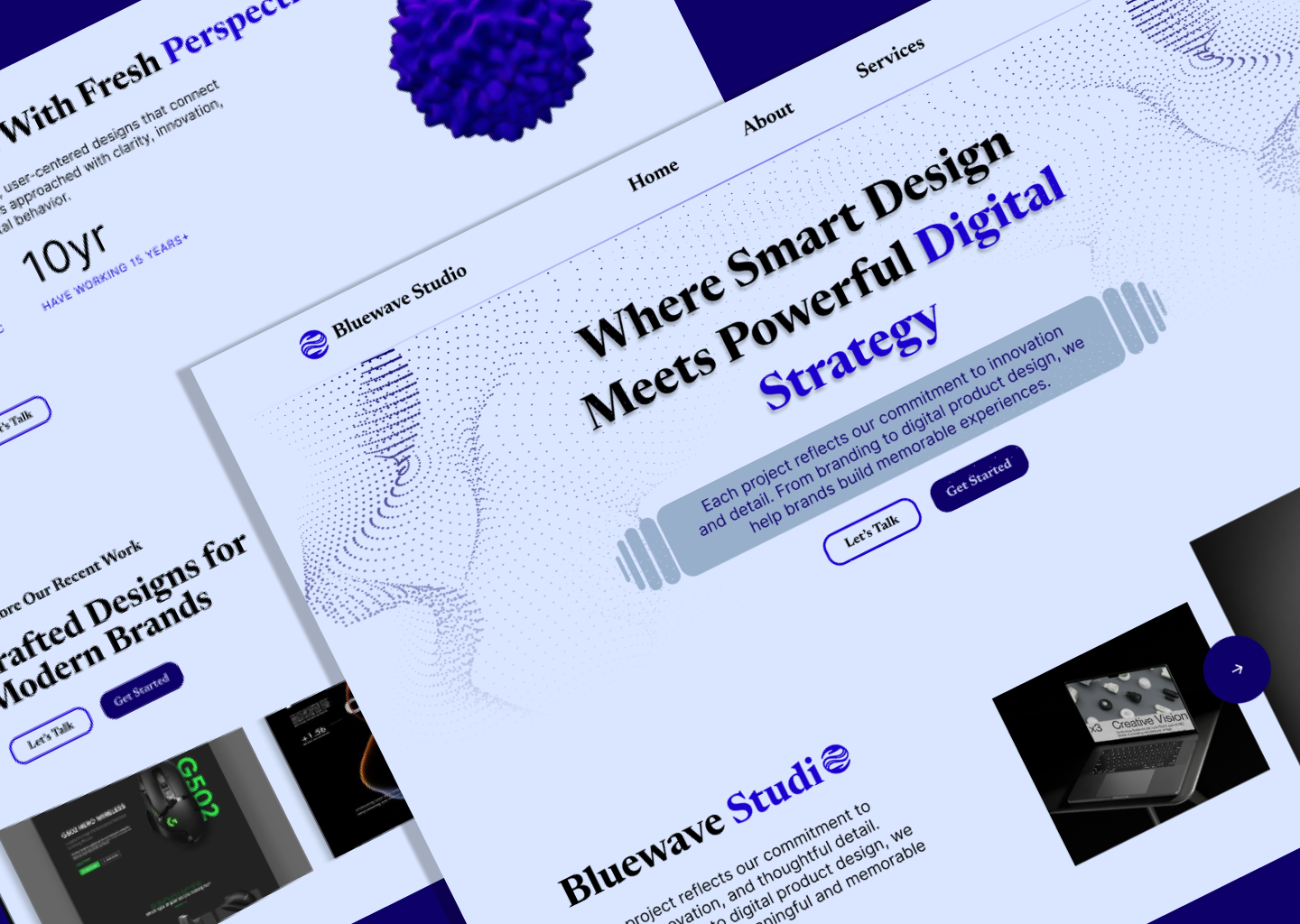 Bluewave studio by Soolmaz TF on Dribbble
