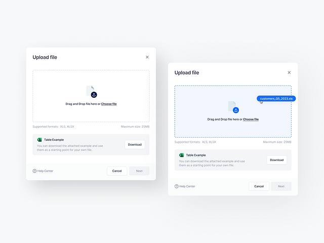 Browse thousands of File Upload images for design inspiration | Dribbble