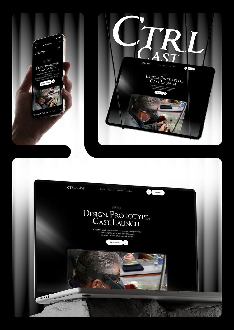 Landing page developed for a jewellery manufacturer by Robin Ahmed on ...