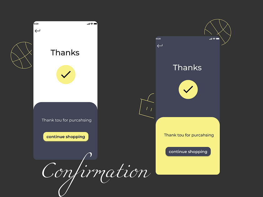 Confirmation Ui Designs Themes Templates And Downloadable Graphic