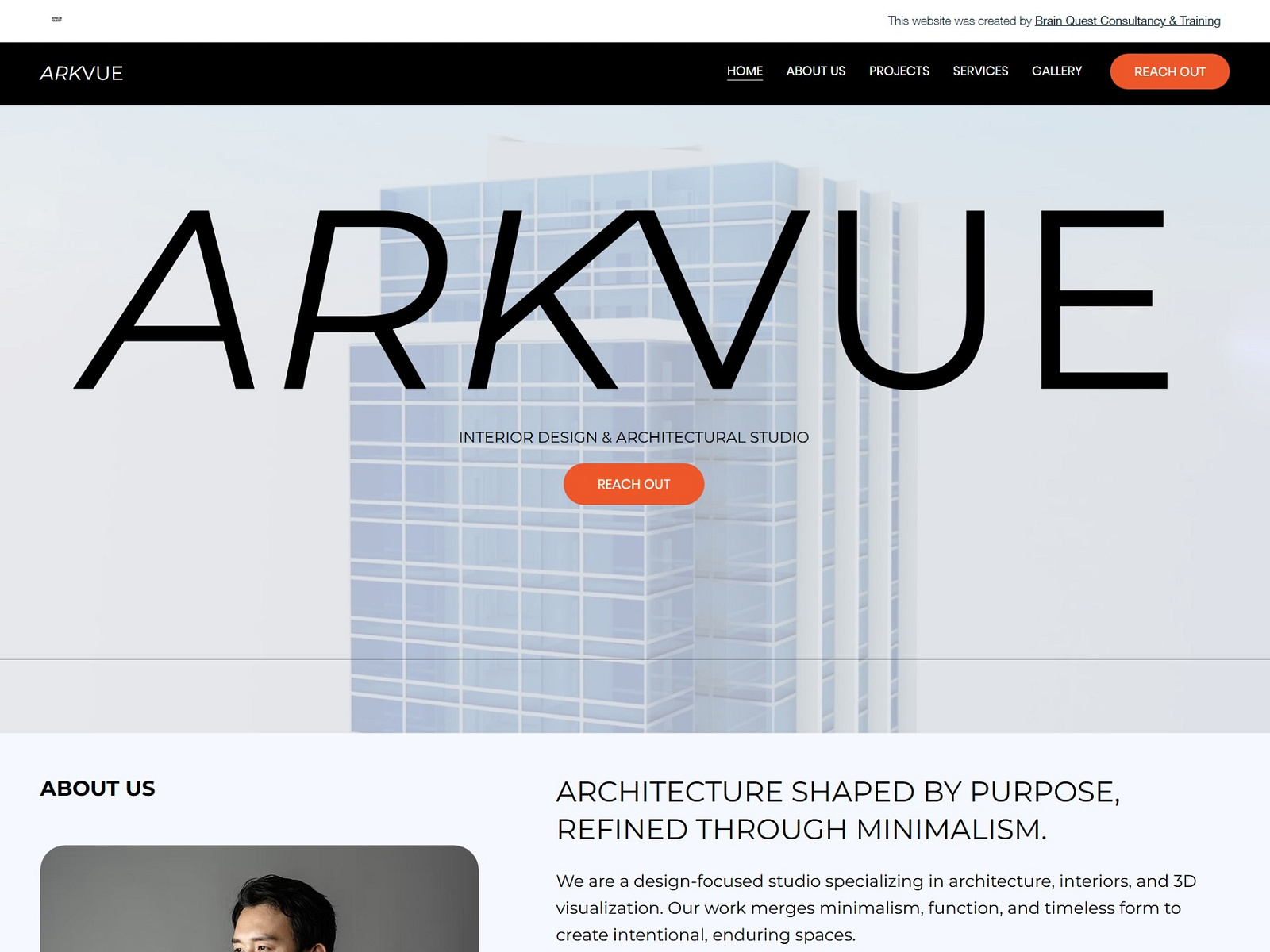 ARKVUE - Architectural portfolio idea (WIX STUDIO) by Taranesvar on Dribbble