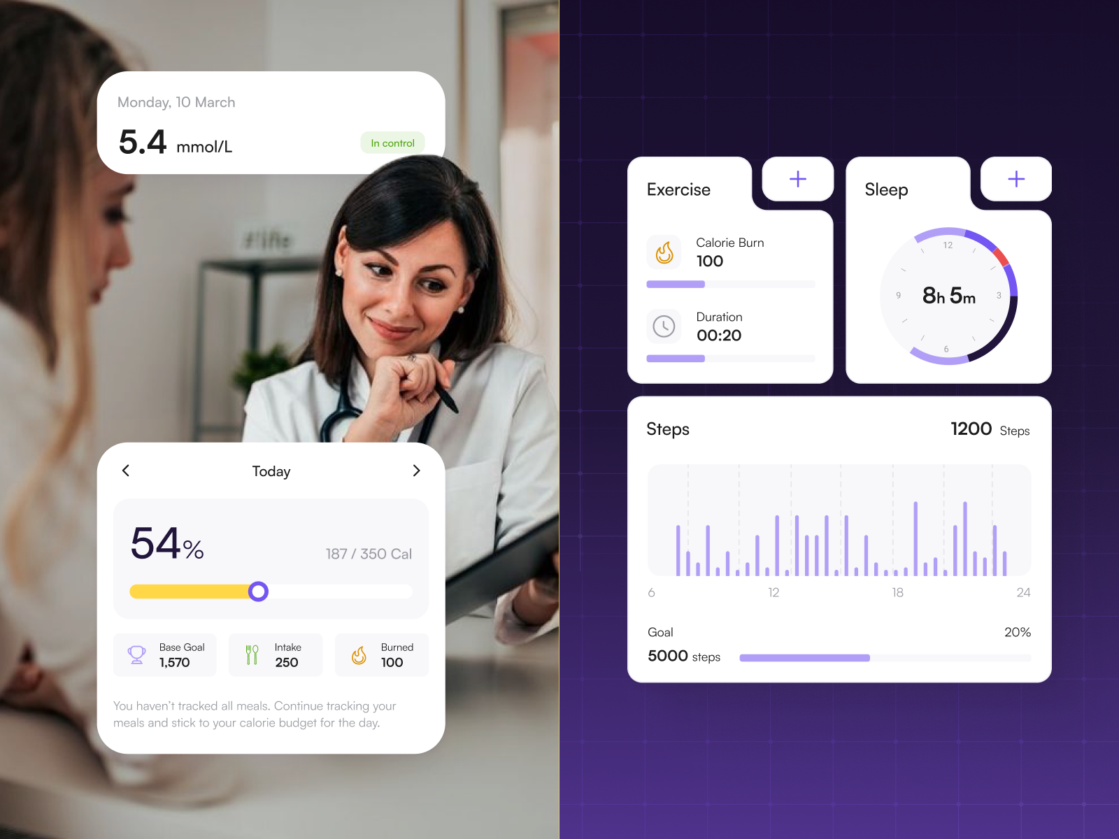 Gini Health – Intuitive Health App Design by Harpreet Singh for Groto on Dribbble