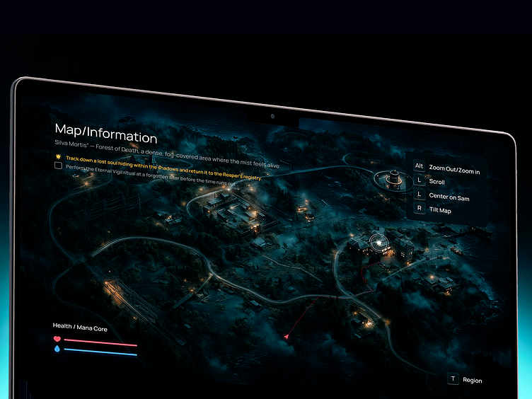 Umbra Vitae - game design · Dark Product Design by Adam First on Dribbble