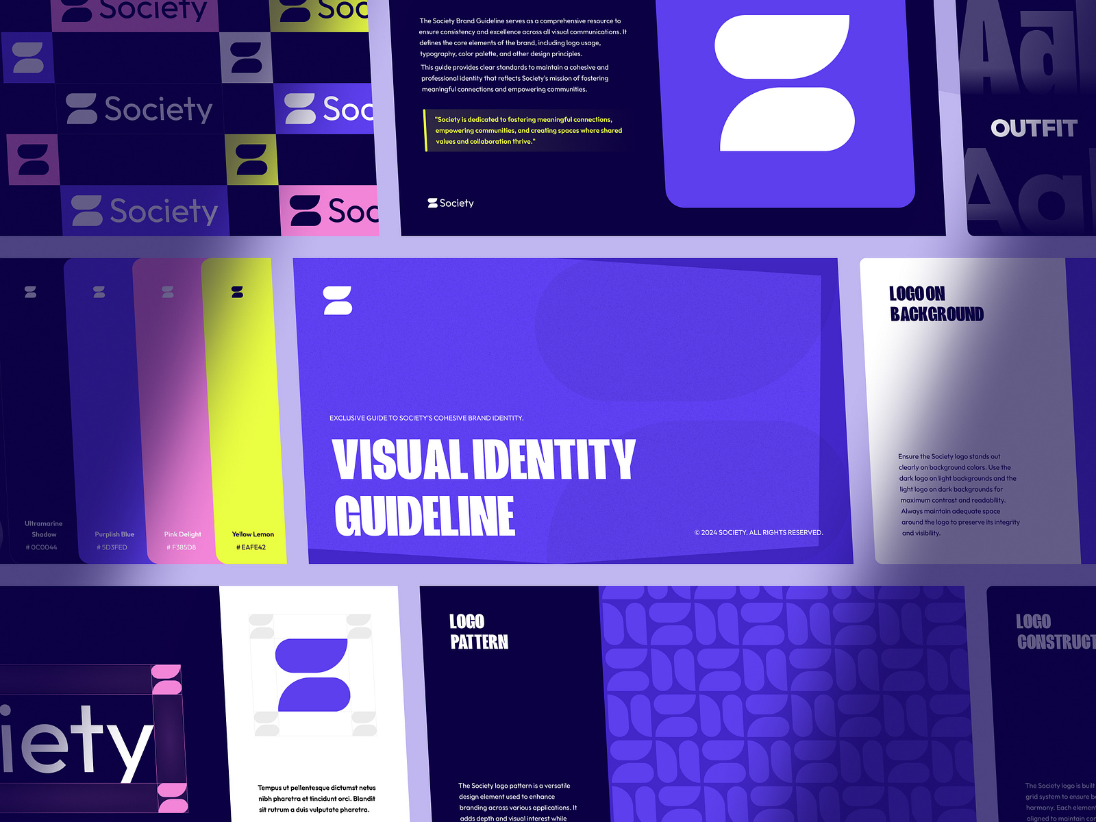 Society – Branding Logo & Visual Guideline by Collabora on Dribbble
