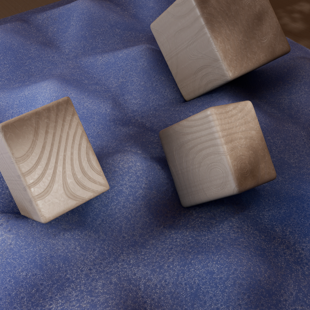 Sponge and cubes by Vlad on Dribbble