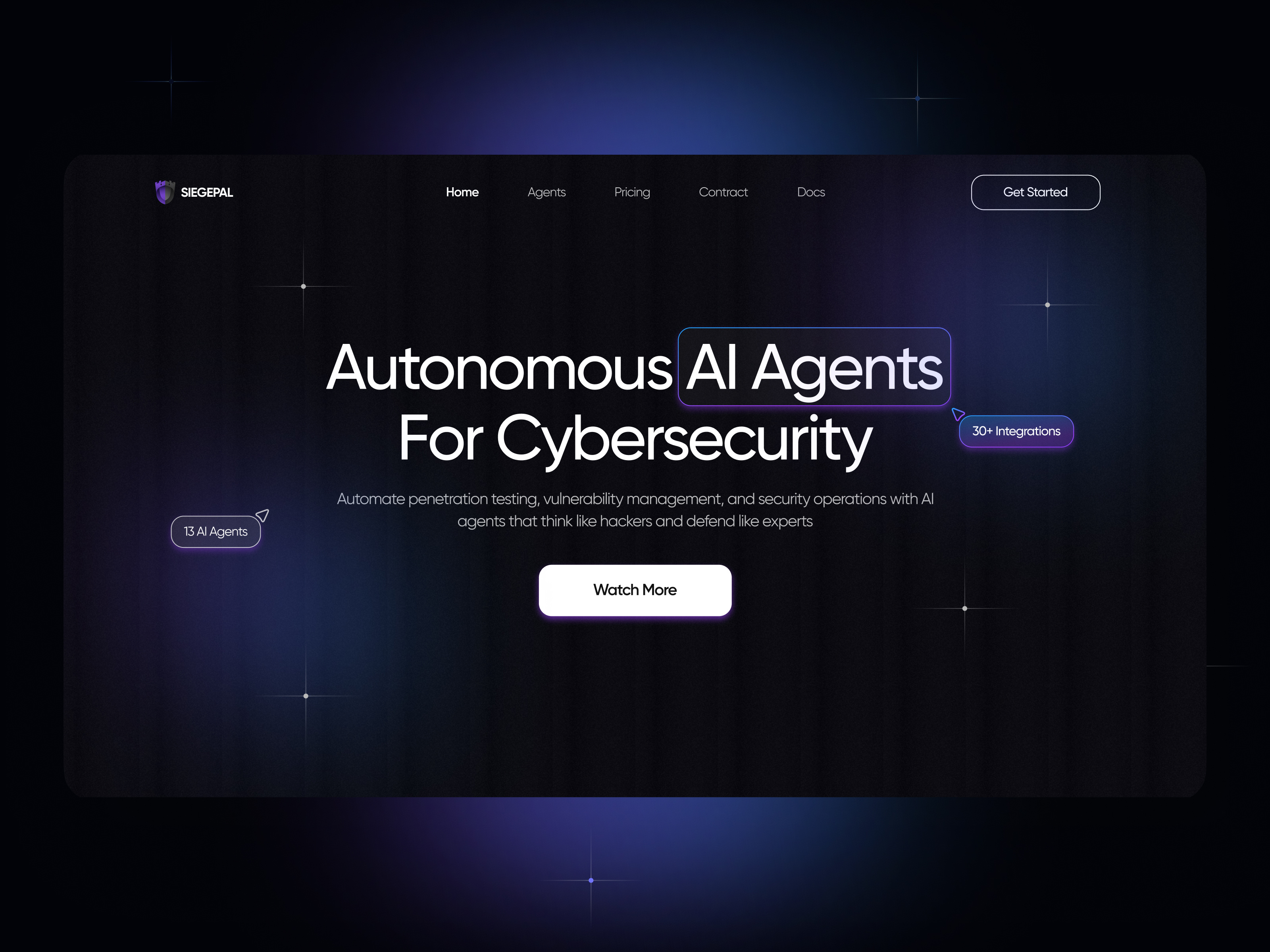 Autonomous AI Cybersecurity UI⚡️ Premium Futuristic Design by vino ...