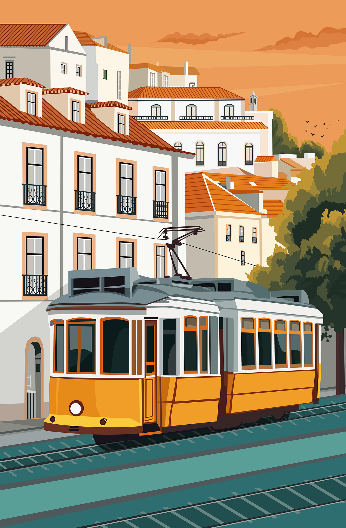 Lisborn illustration by Mehedi Hasan Pranta on Dribbble