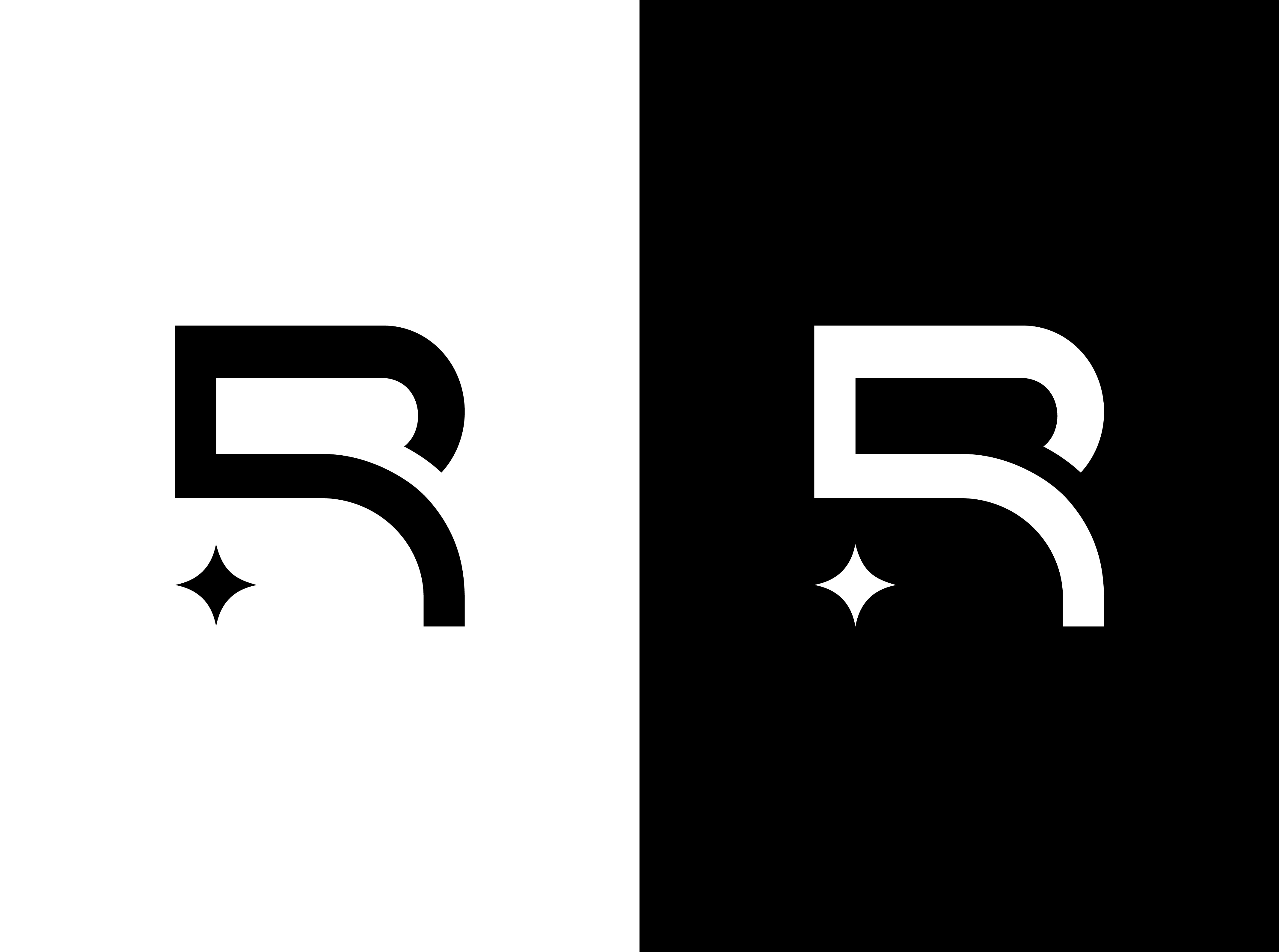 Minimal Monogram “R” Logo - Modern & Clean Branding Mark by Robiul ...