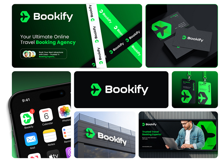 Luxury Flight Booking Brand Identity Design by Olack Branding & Web ...