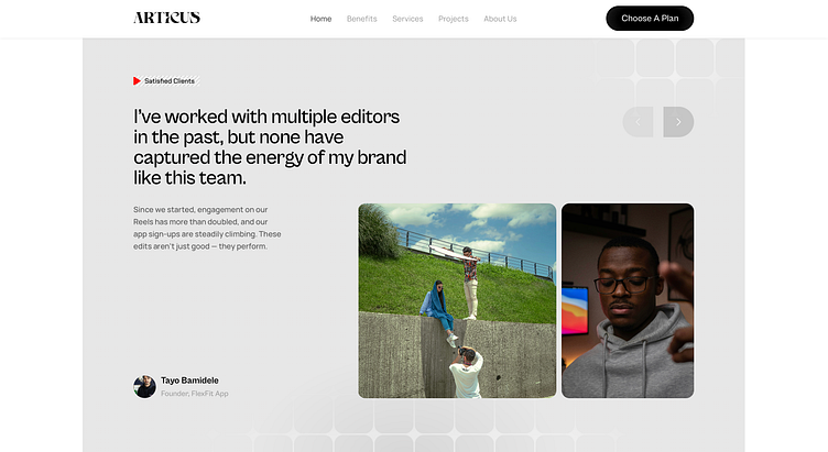 Testimonial & Social Proof Section for Creators by Delani.pro on Dribbble