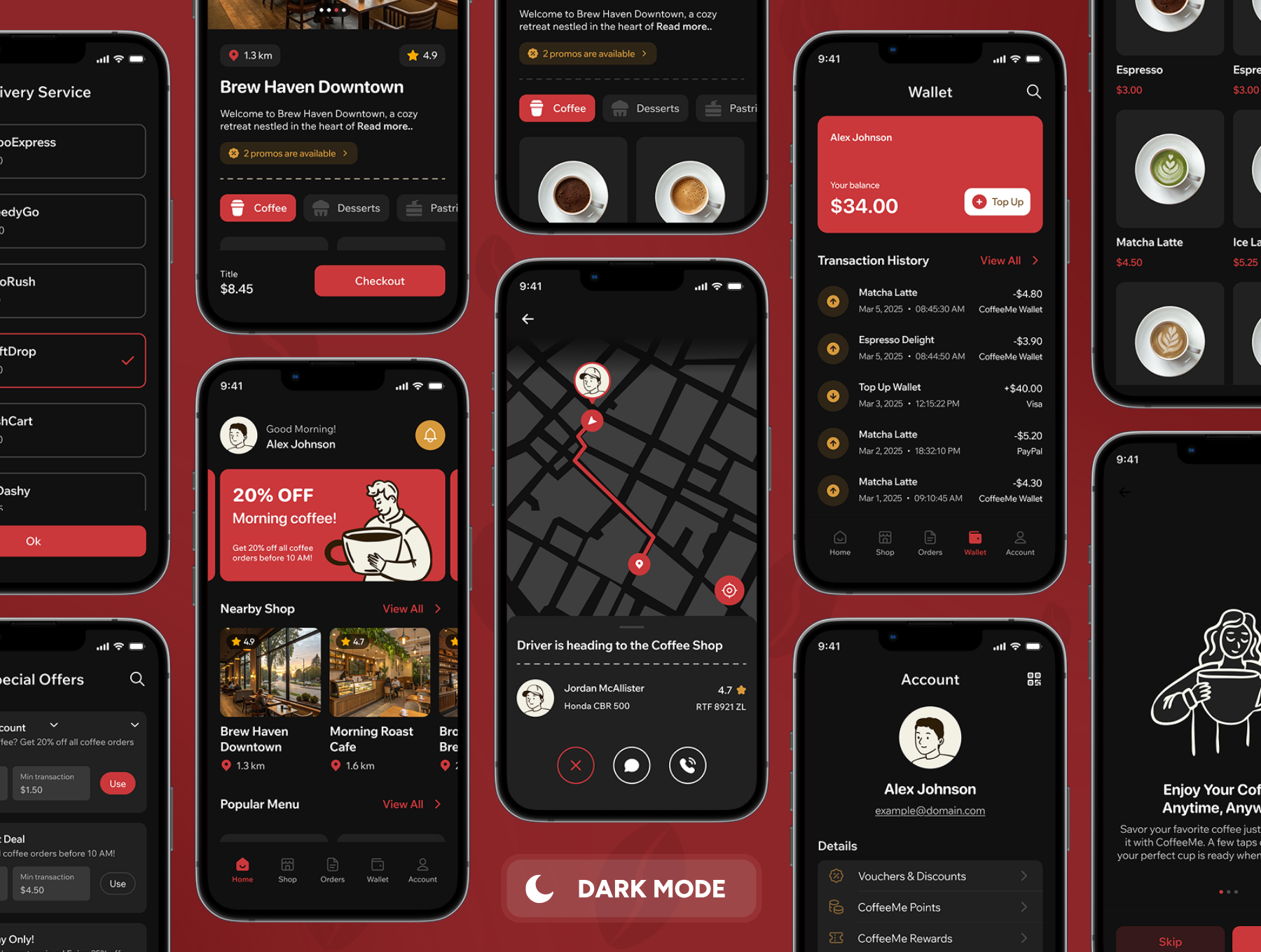 CoffeeMe - Coffee Shop App UI Kit by Webnum on Dribbble