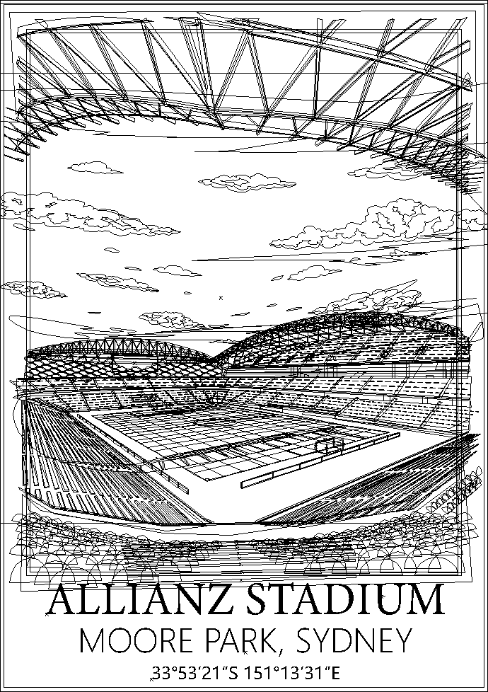 Stadium art illustration by Mehedi Hasan Pranta on Dribbble