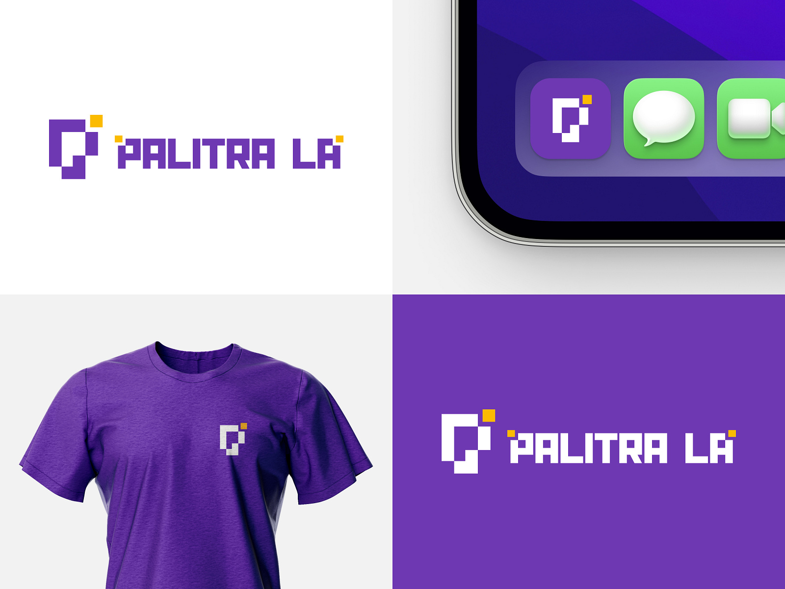 Logo PALITRA LA by Nikita Vyshinsky on Dribbble