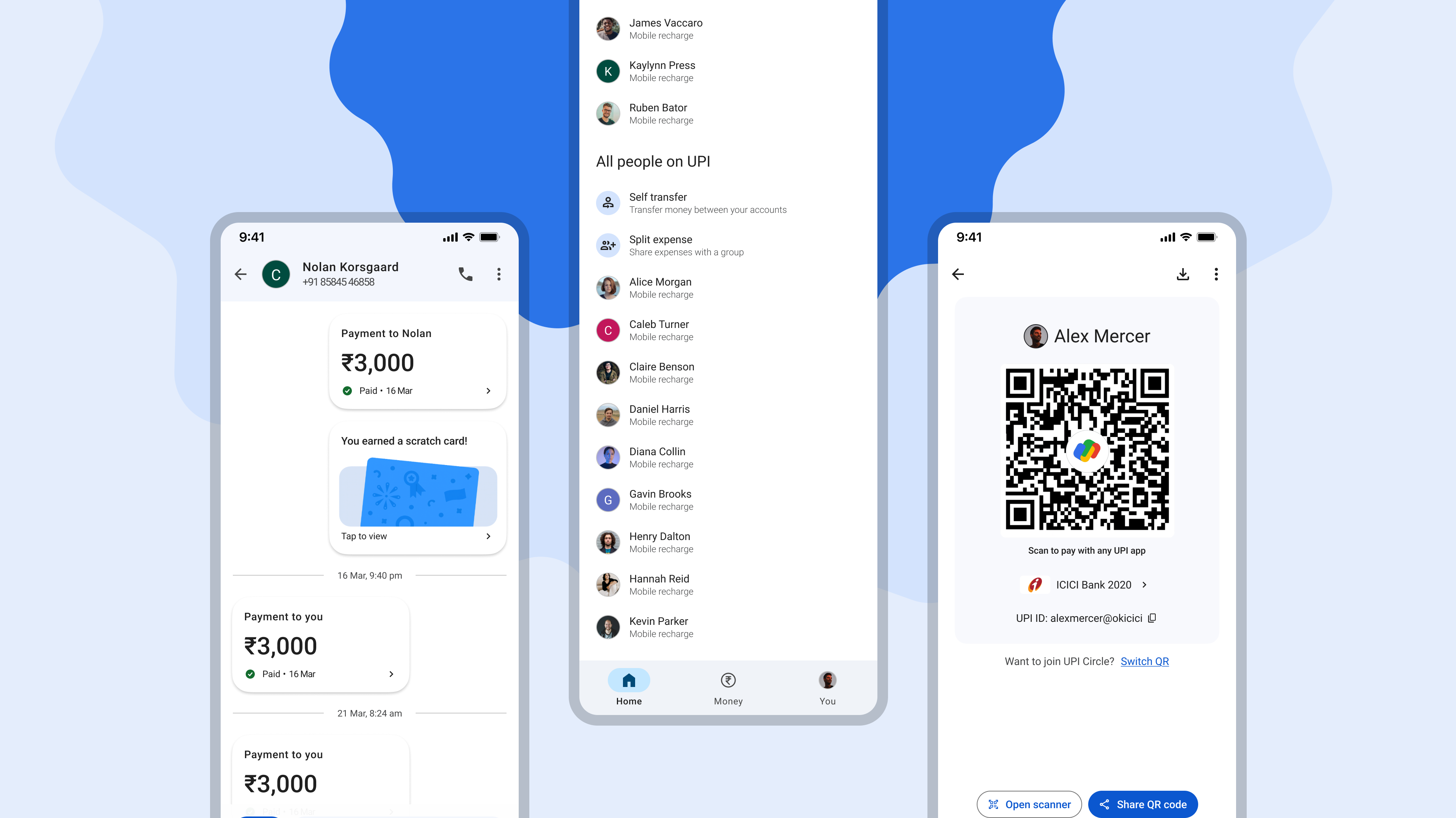 Google Pay Complete UI Kit — Light & Dark Mode (50+ Screens) by Omkar ...