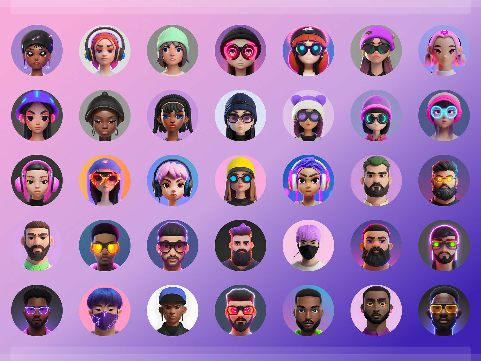 Web3 Avatars by Iryna Kunytska on Dribbble