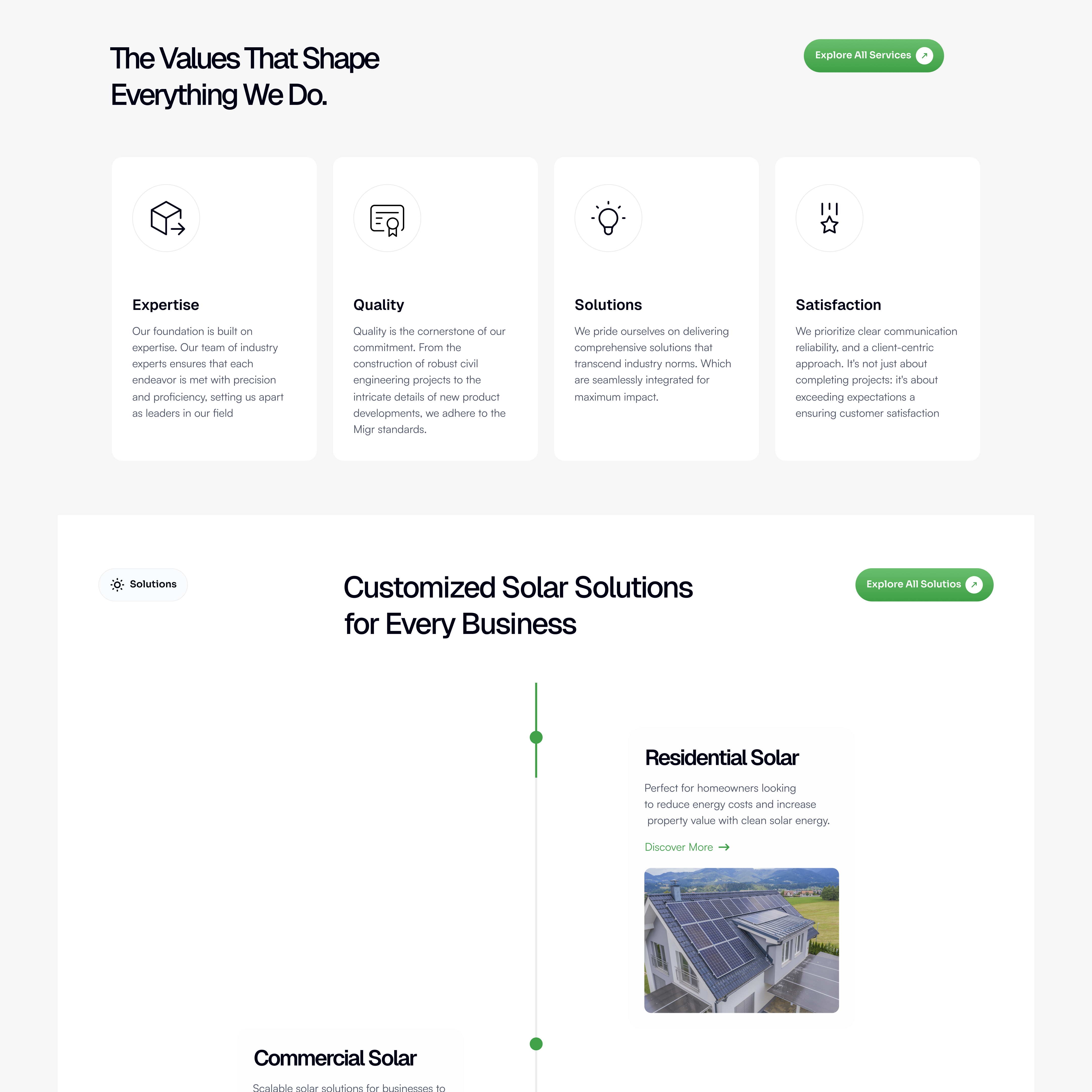 ⚡️Solar Energy Company Website – UI/UX Design by Isura Creed on Dribbble