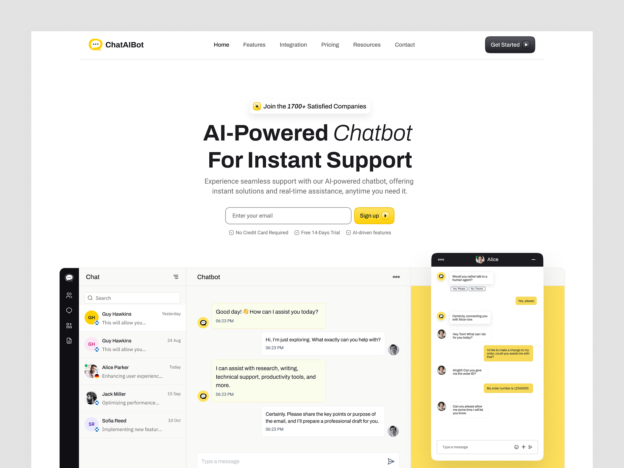ChatAIBot - AI Chatbot Website Template Pack for Elementor by Sohel ...
