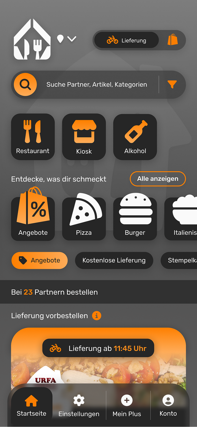 Just Eat / Lieferando Redesign by Nico B. on Dribbble