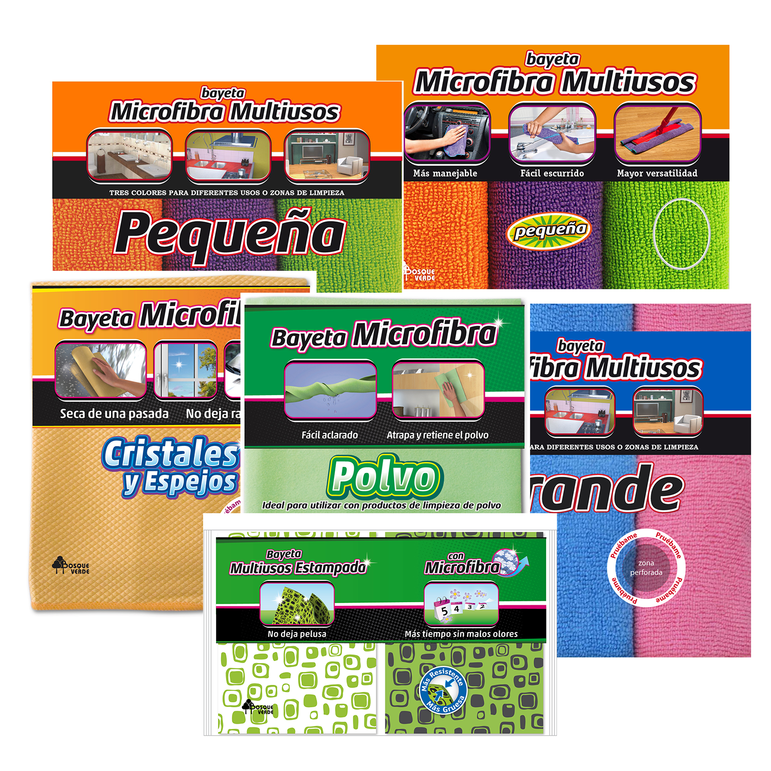 Packaging Design – Microfiber Cloths by Pablo Mira on Dribbble