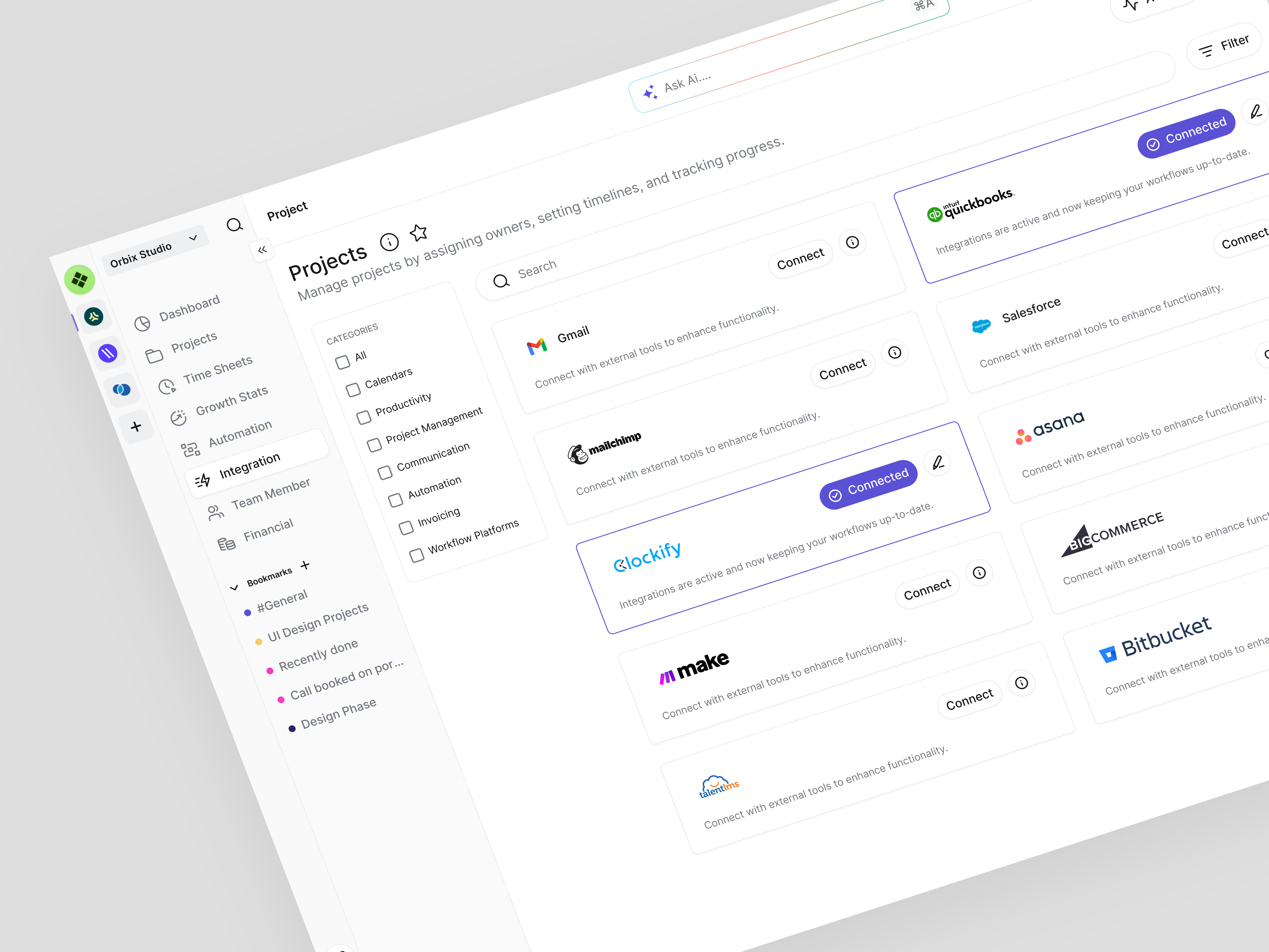 Project Management Dashboard Design | Workflow Platform by Orbix Studio ...