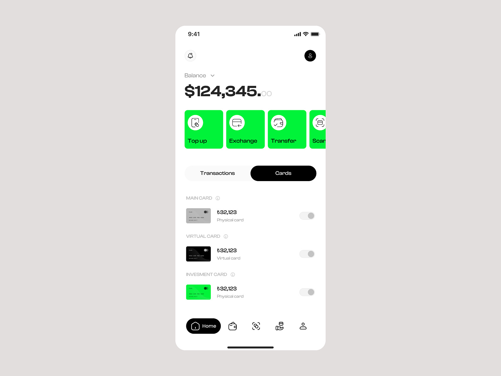 Digital Wallet Mobile UI by Vera on Dribbble