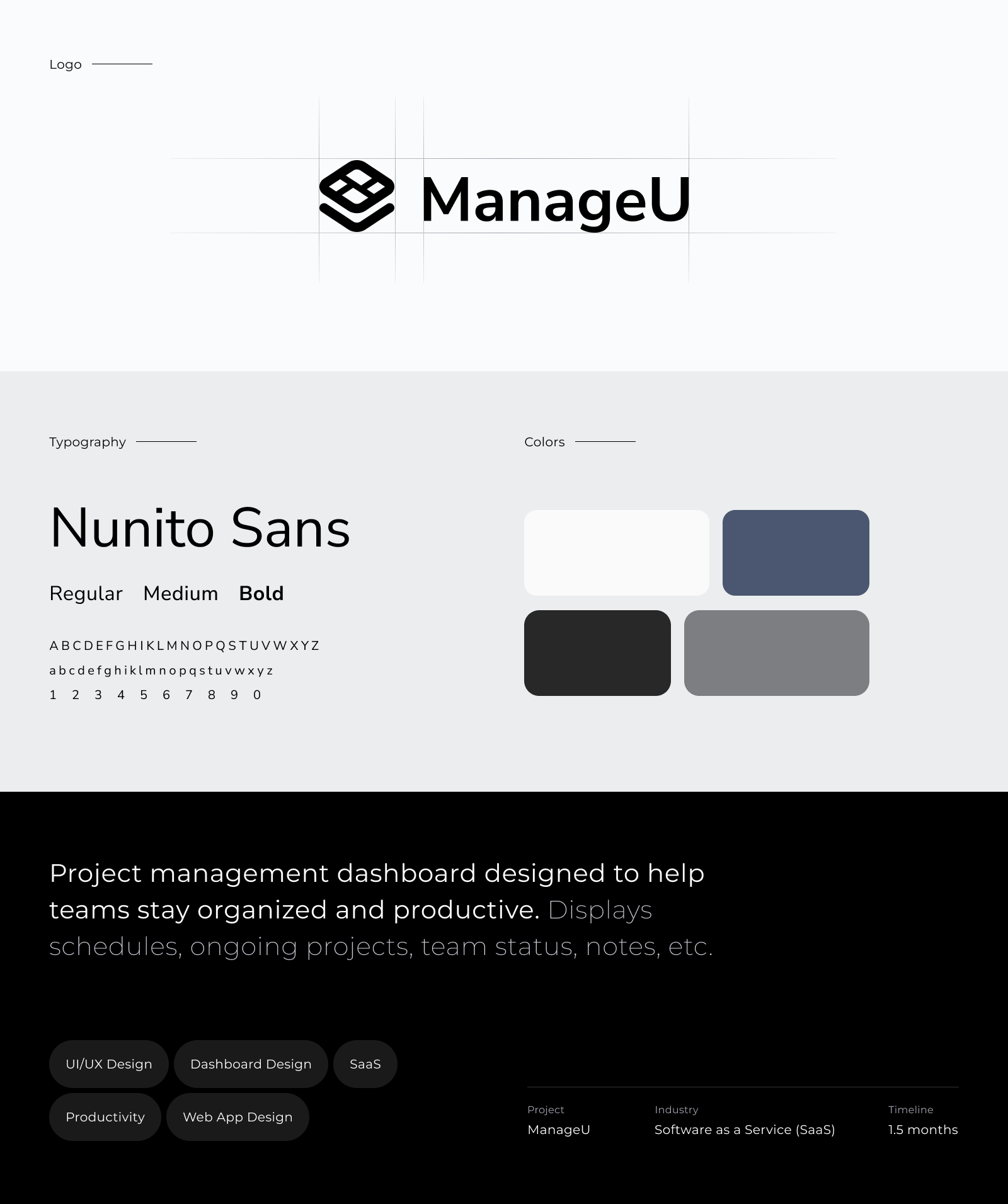 Project management dashboard | Dashboard UI / UX design by Anastasiia ...