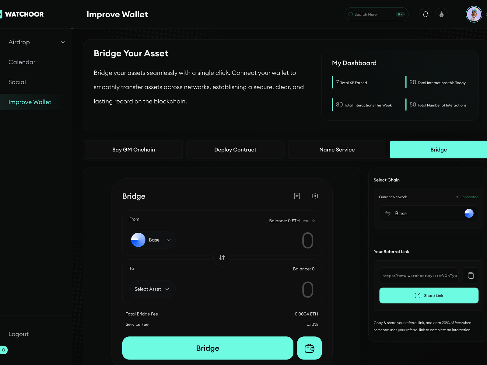 Watchoor - Airdrop Management Dashboard by Elliot Samuel on Dribbble