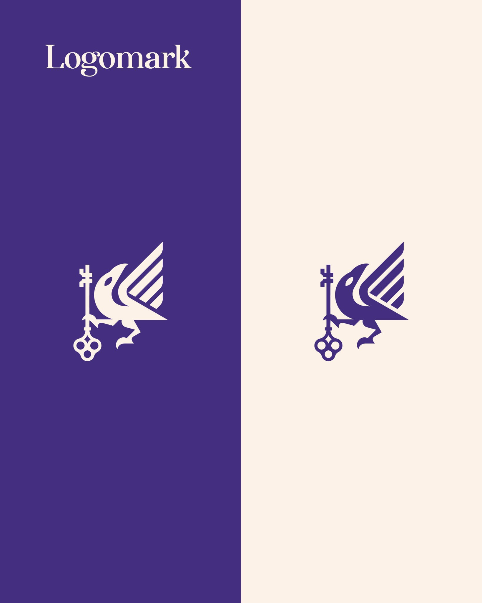 Raven Key Logo design for sale crafted by Anhdodes by Anh Do - Logo ...