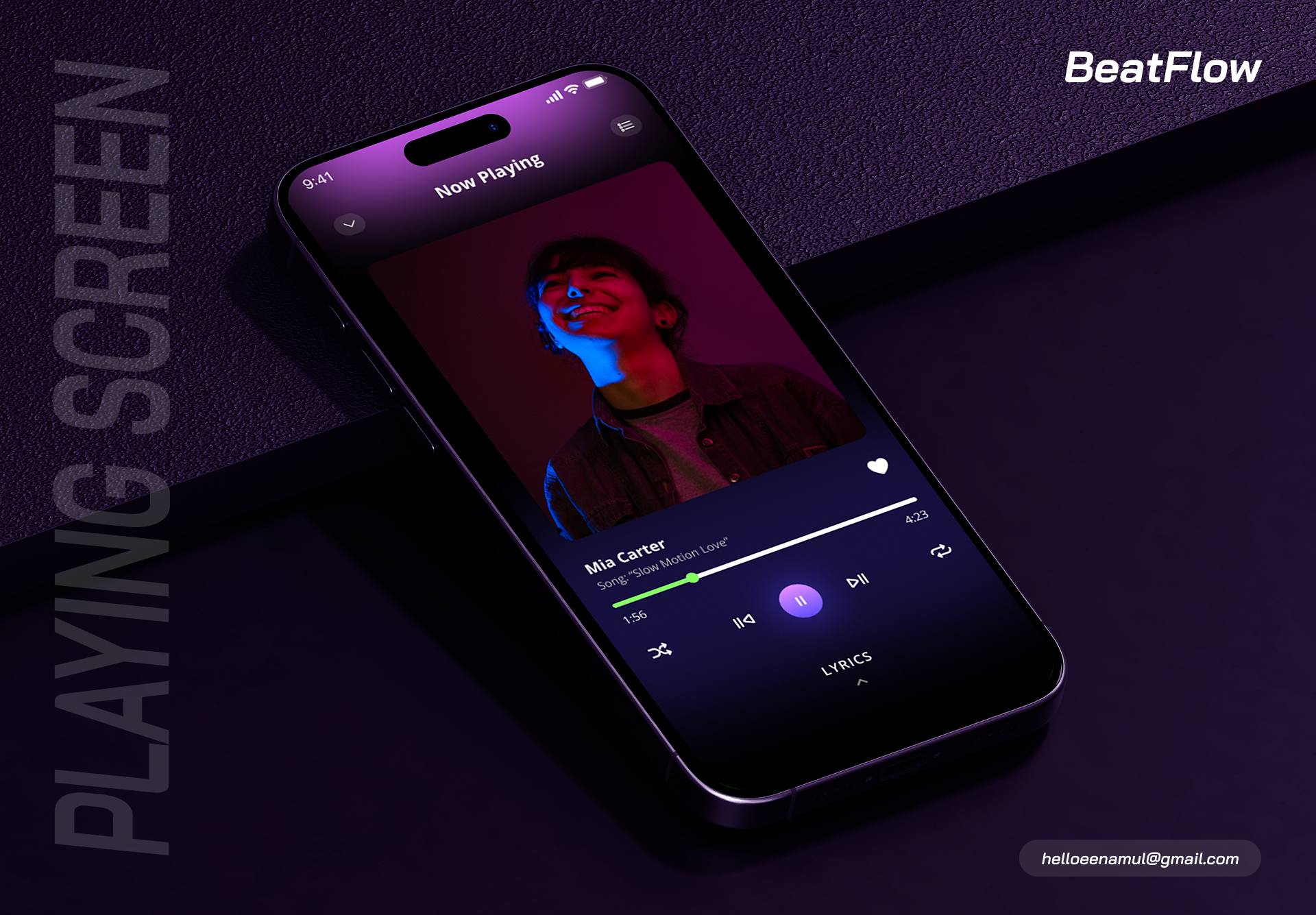 BeatFlow – Modern Music App UI Design 🎵 by Enamul Haque on Dribbble