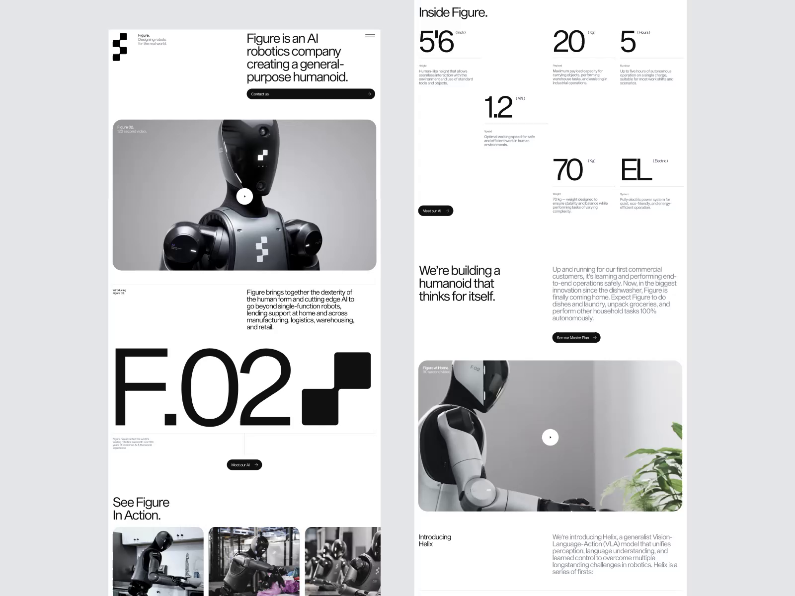 AI Landing page web design layout overview Figure by Lazarev. UI/UX Design Agency on Dribbble