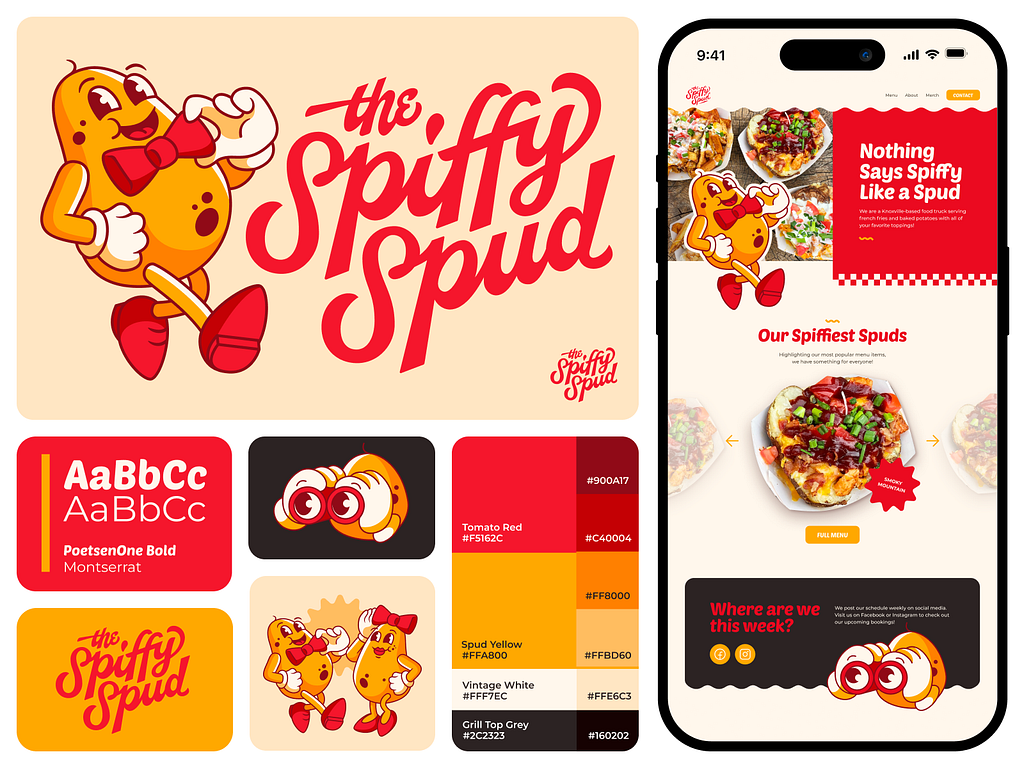 The Spiffy Spud™ by Mike Jones for Heyo on Dribbble