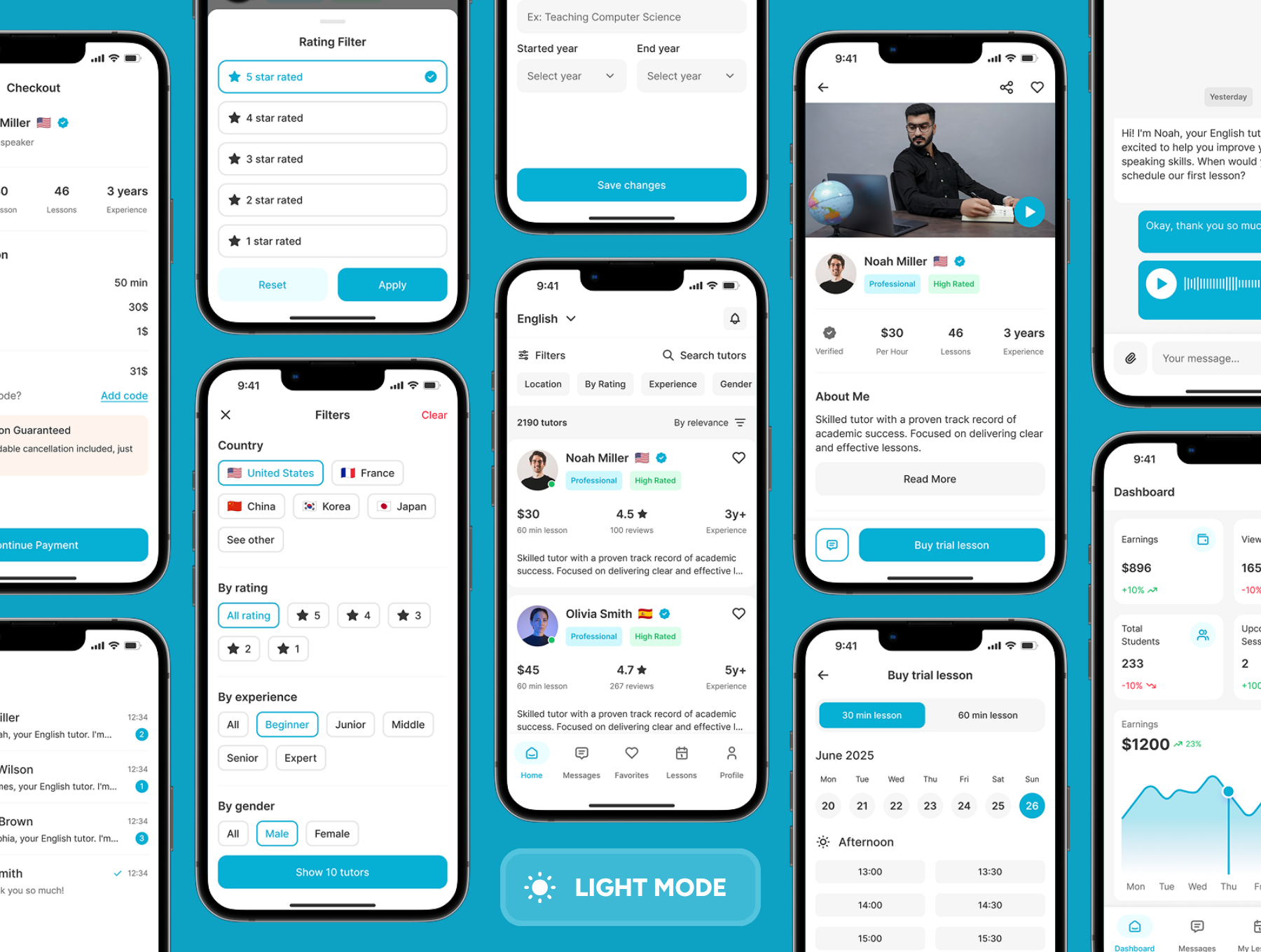 Tutorly - Tutor Finding App UI Kit by Webnum on Dribbble