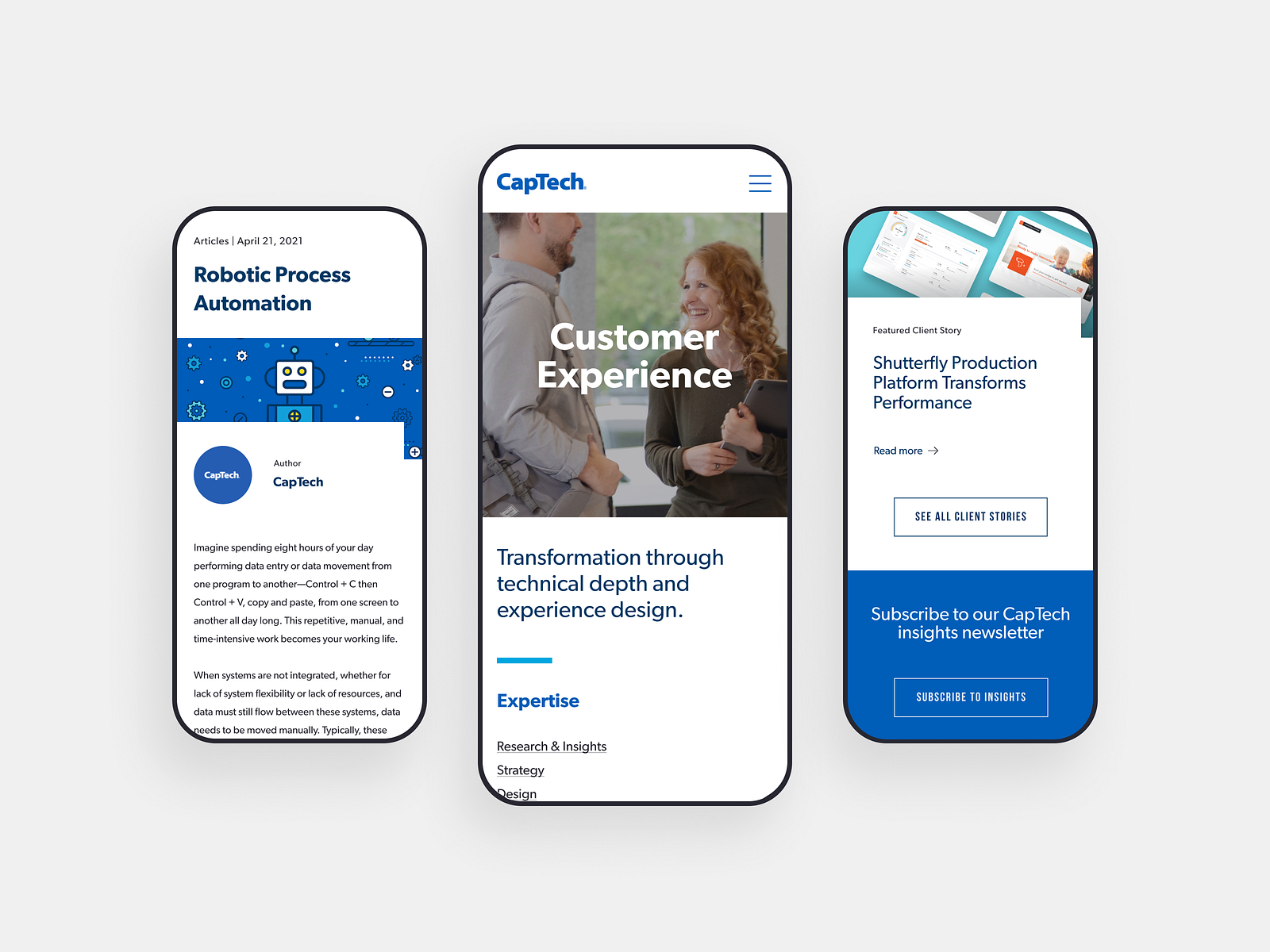 CapTech Website Redesign (2) by CapTech on Dribbble