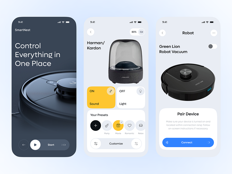 SmartNest – Smart Home Mobile App, Control Your Home, Effortless by ...