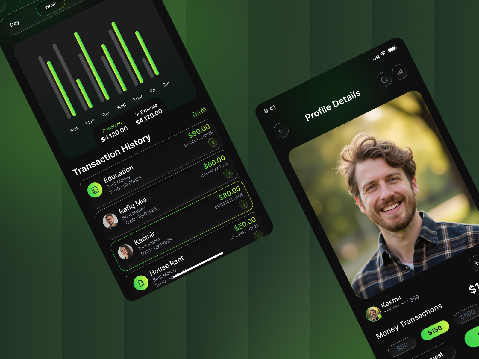 Personal Finance Tracker Mobile App by uxui.raha on Dribbble