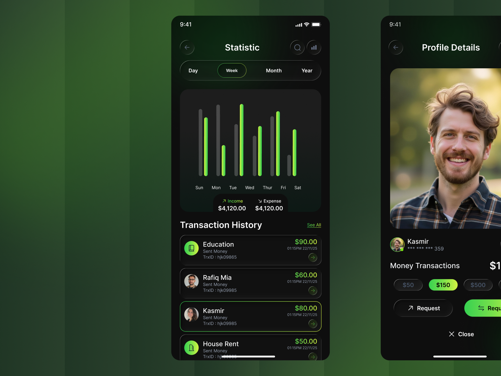Personal Finance Tracker Mobile App by uxui.raha on Dribbble