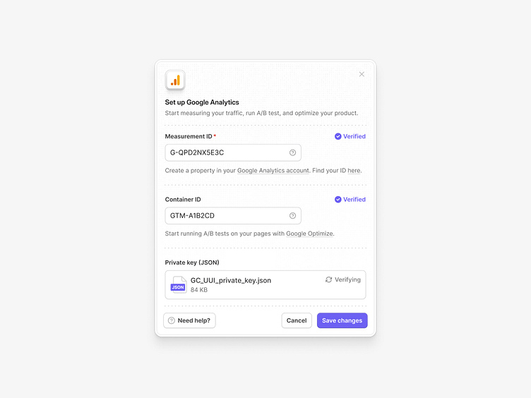 Integrations modal — Untitled UI by Jordan Hughes® on Dribbble
