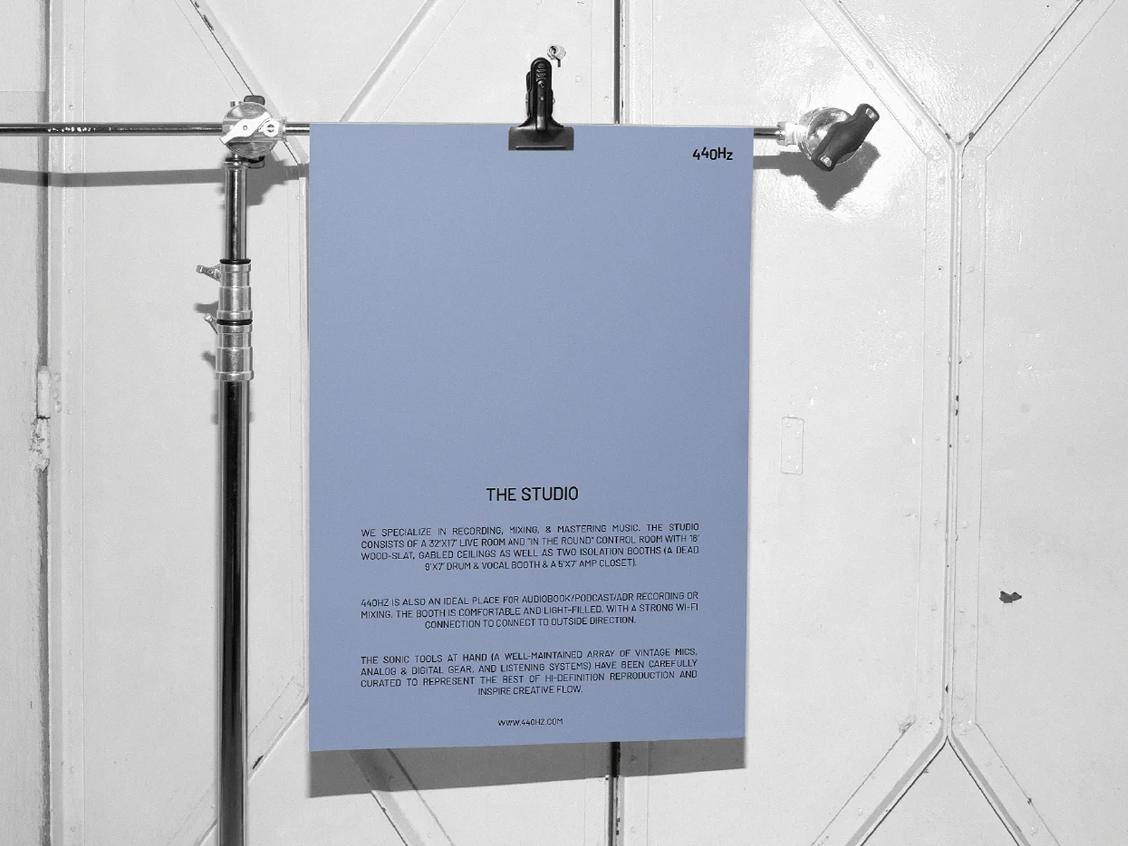 440 Hz Sound Studio – visual identity by Mr.Mockup™ on Dribbble