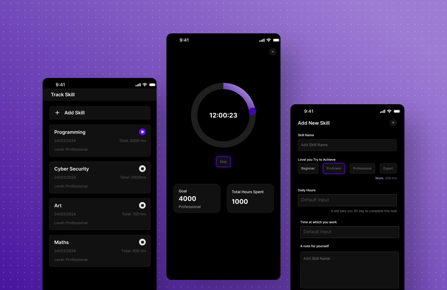 Skill Tracking App Design by Saif Qamar on Dribbble