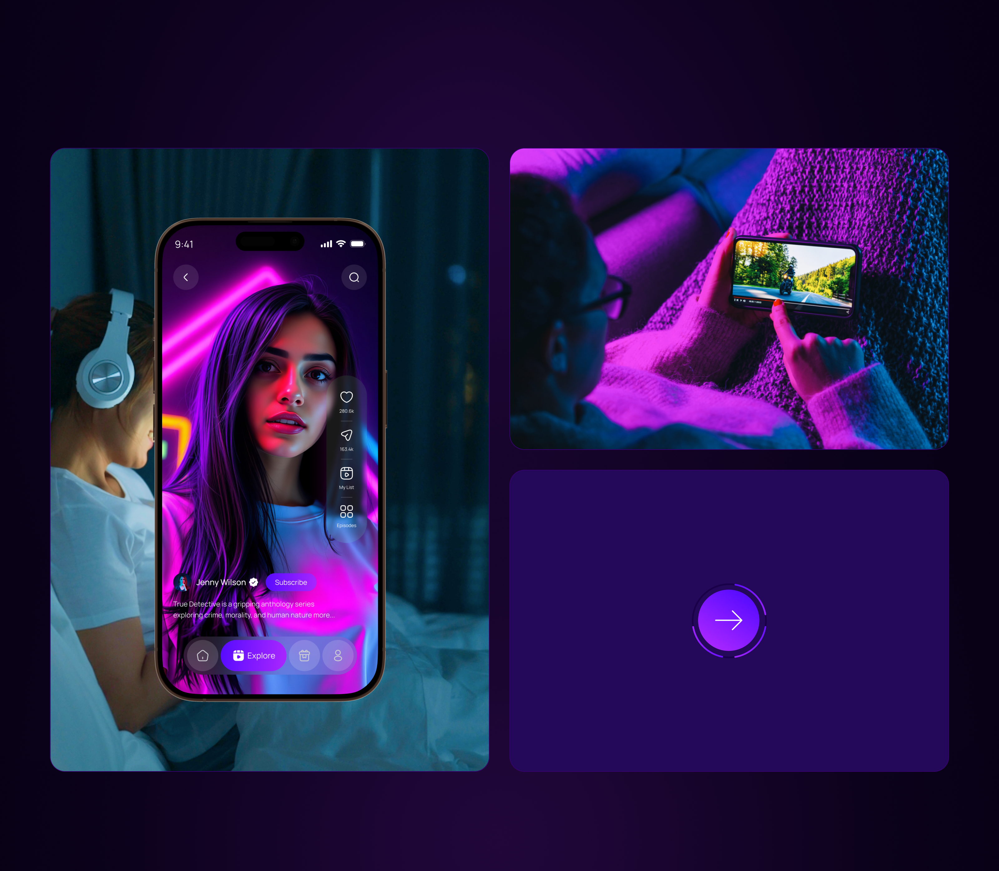 Live Streaming & Reels App UI by SHIMUL BILLAH on Dribbble
