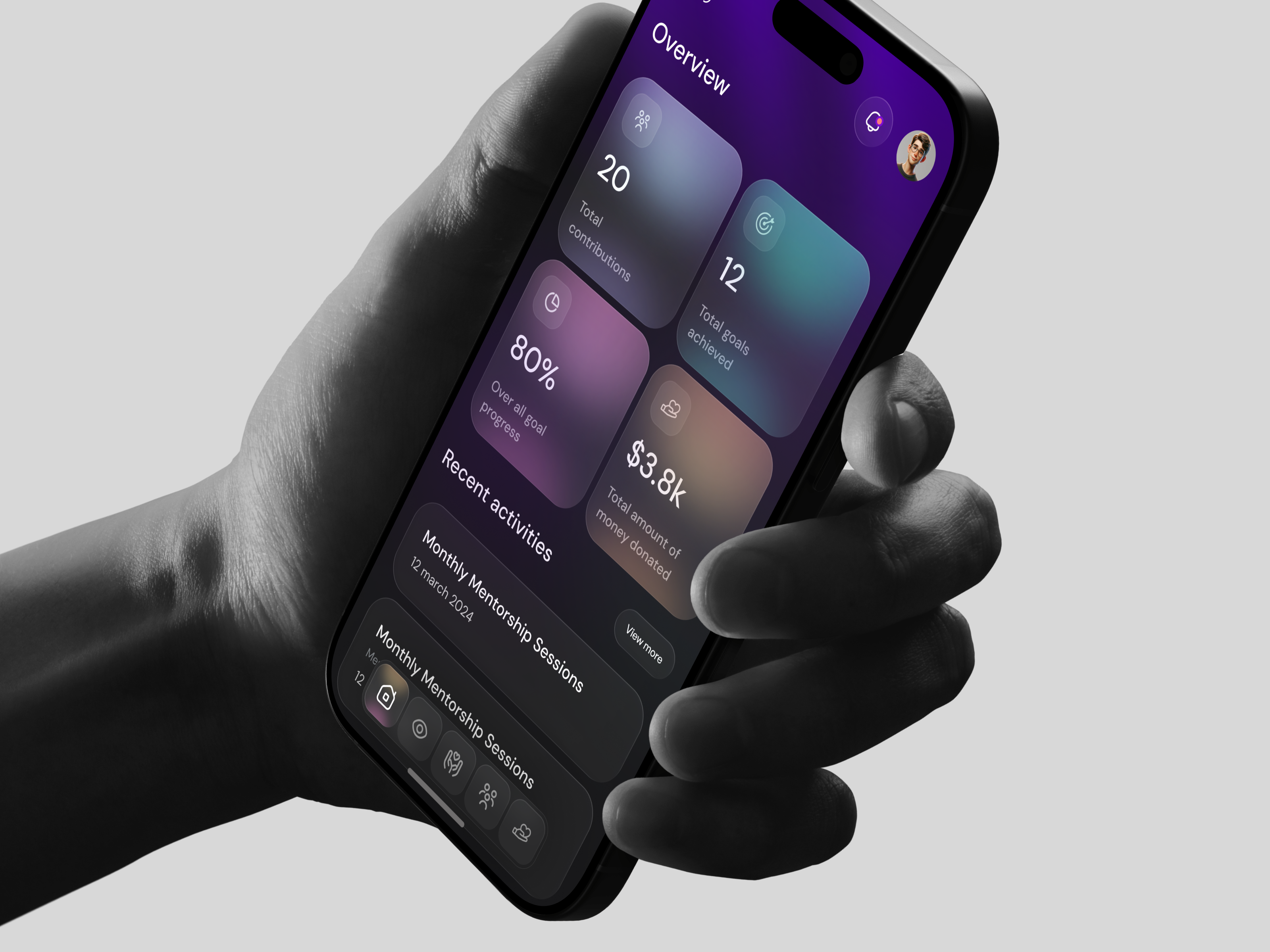 Community Impact & Contribution App UI by Imran Khan | Creative Head ...