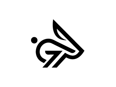 Modern and Simple Seven Rabbit Logo by Dovs on Dribbble