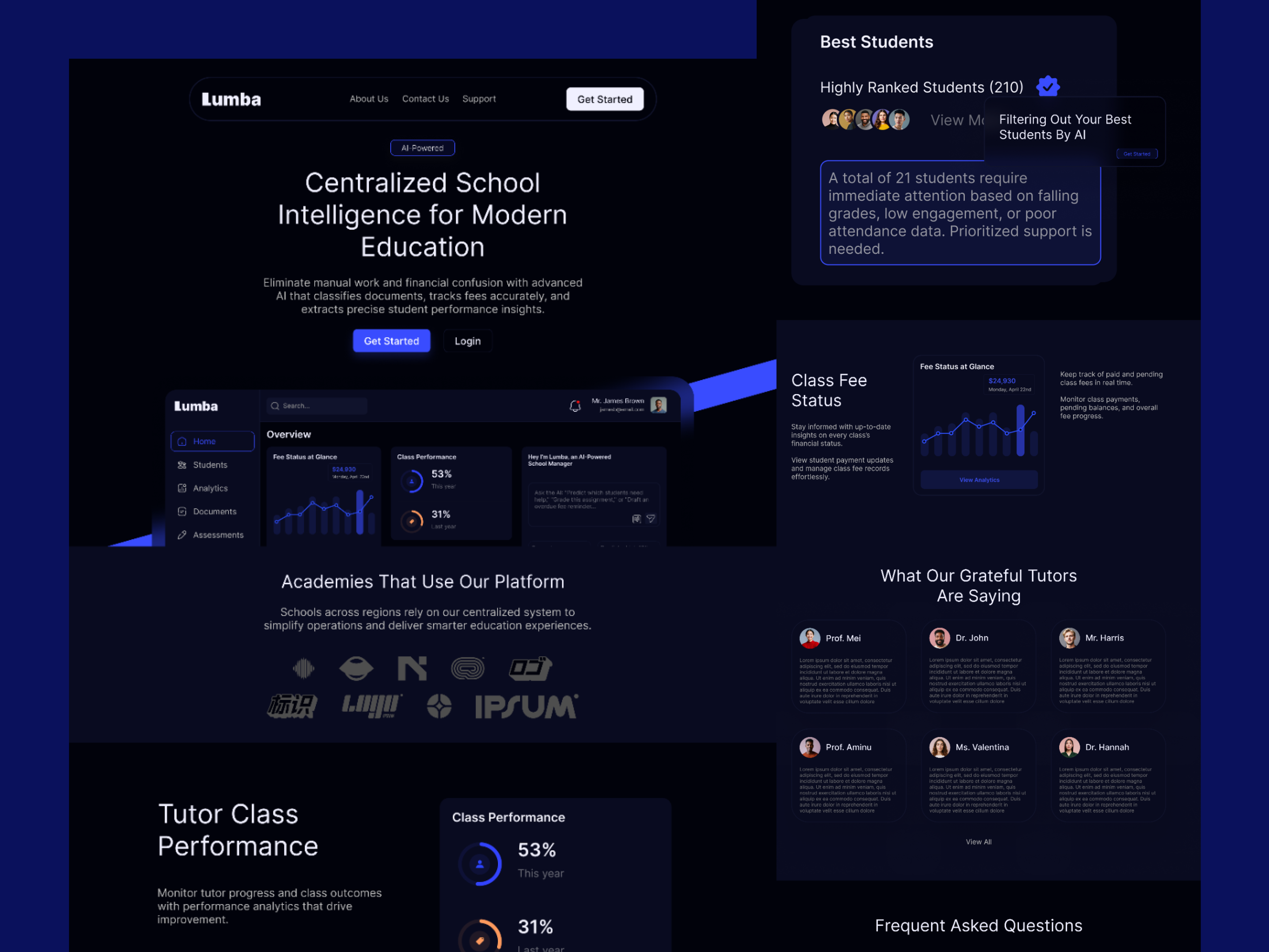 AI-Powered School Management System by Yasin Abdulwahab Musa on Dribbble