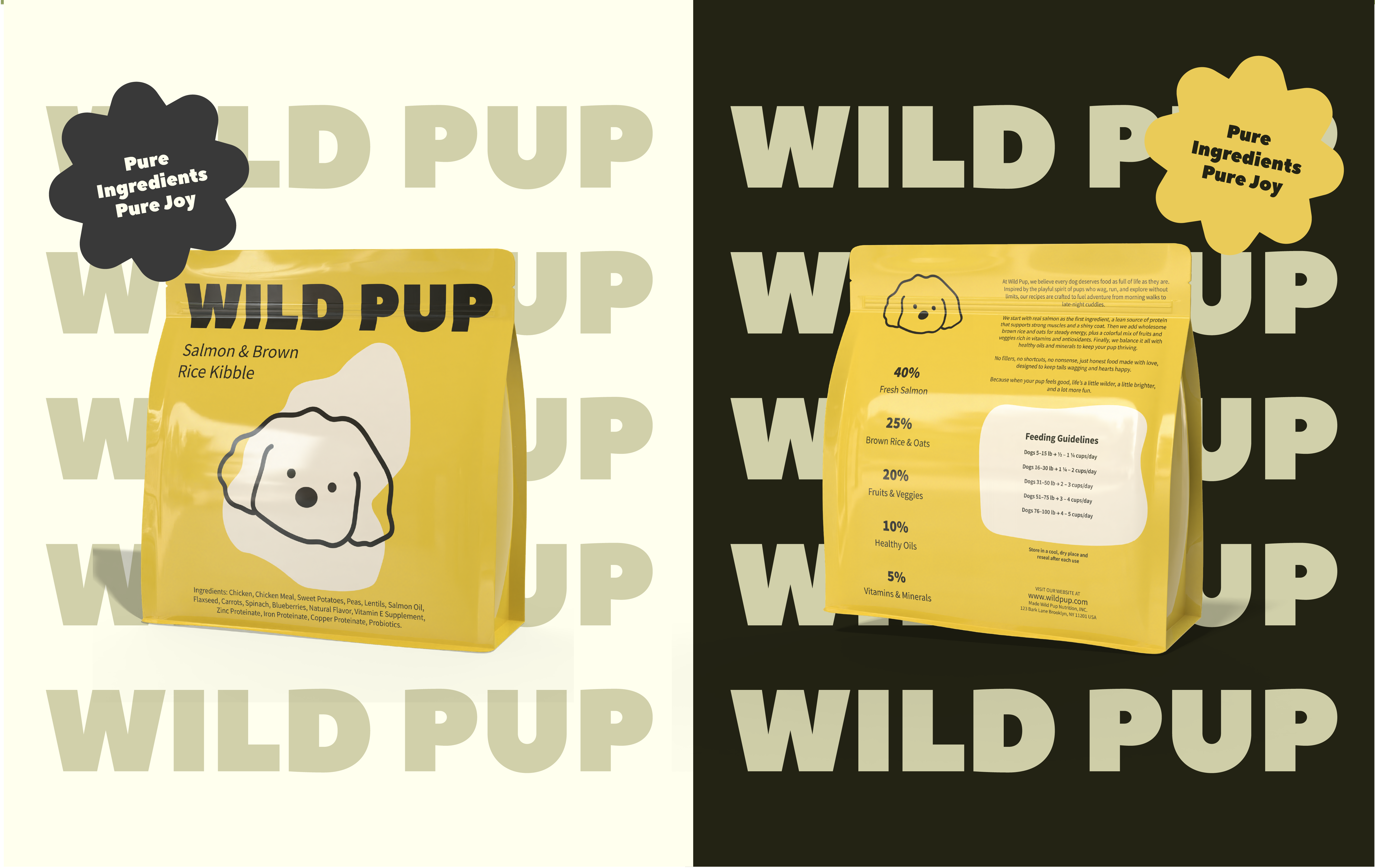 Wild Pup - Packaging & Branding by Abby on Dribbble