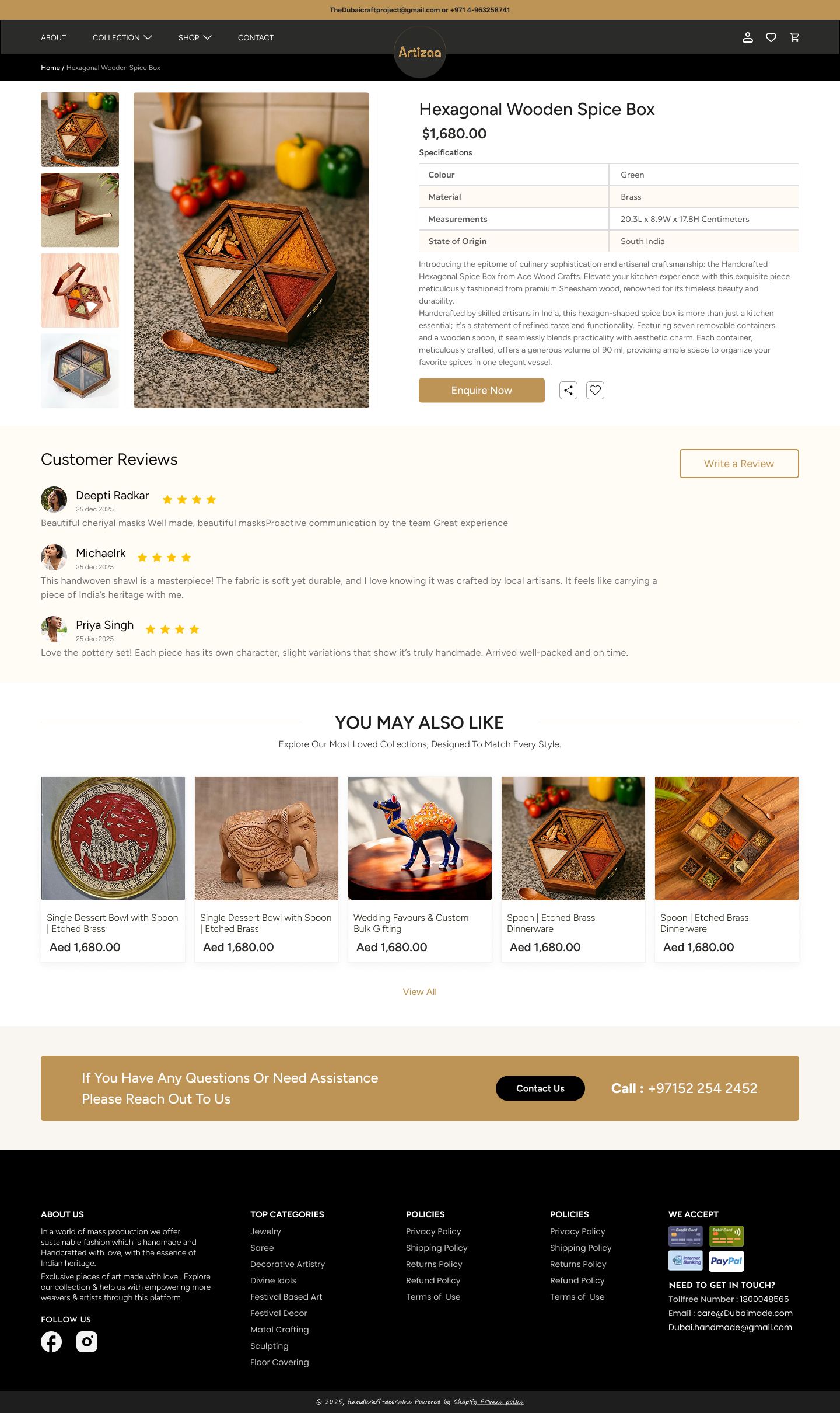 Handmade/Handicraft Website Design by Kalpana Goshinga on Dribbble