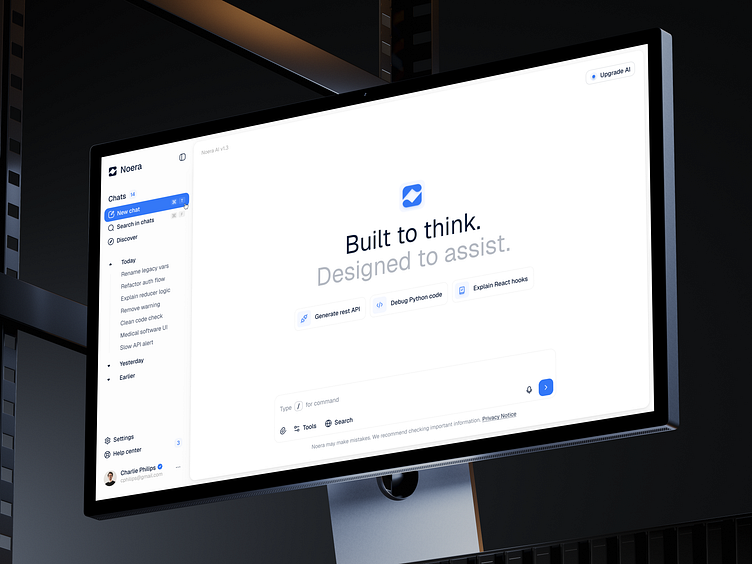 Noera — AI Assistant Website by Shakuro on Dribbble