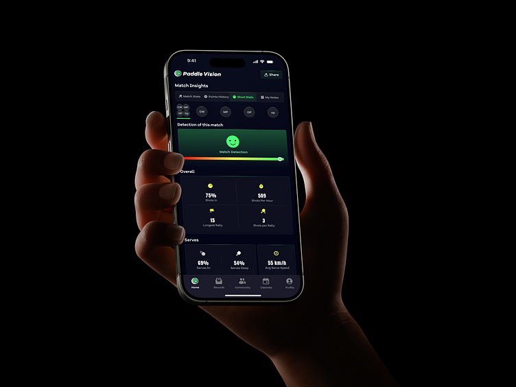 Paddle Vision – Sports Mobile App design by Wavespace – Mobile App UI ...